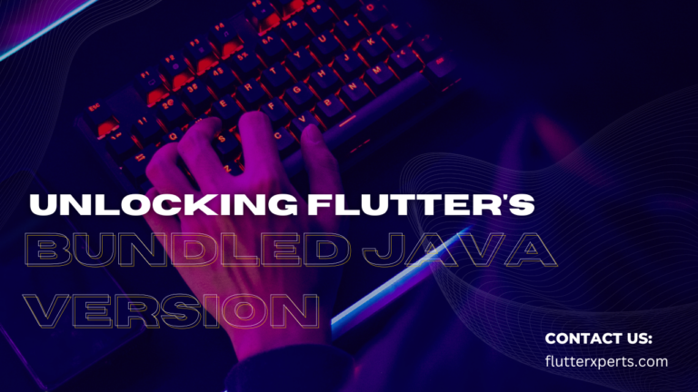 Troubleshooting Guide How To Find The Bundled Java Version On Flutter Flutter Xperts